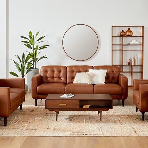 Arturo Leather Chair - Dania Furniture